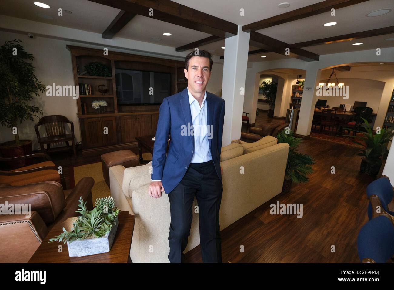 Los Angeles, California, USA. 8th Sep, 2021. Jordan Pynes, president of ...