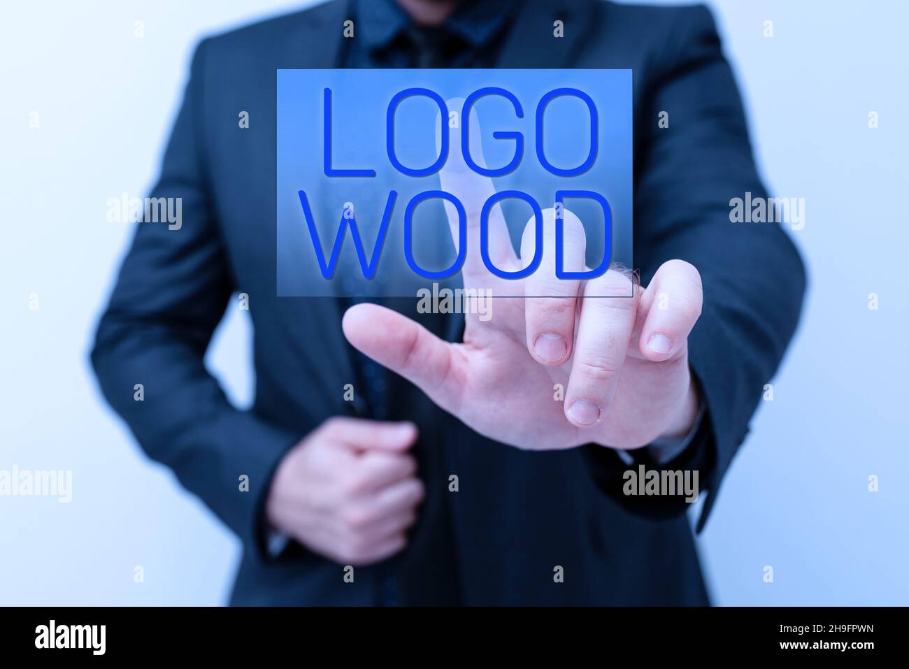Conceptual display Logo Wood. Business idea Recognizable design or ...
