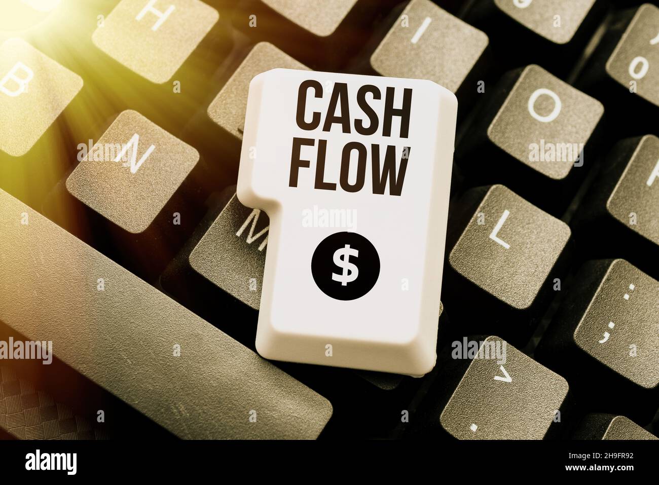 Writing displaying text Cash Flow. Business showcase Movement of the ...