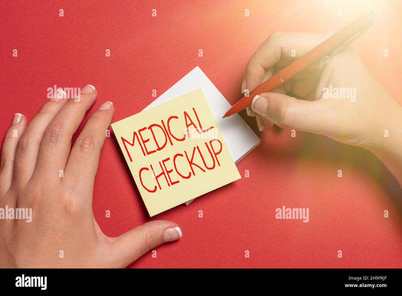Text sign showing Medical Checkup. Business overview thorough physical ...