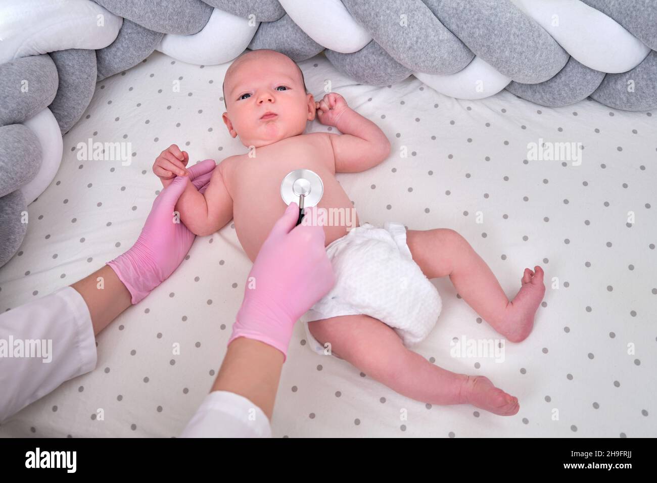 Newborn baby stethoscope home hi-res stock photography and images - Alamy
