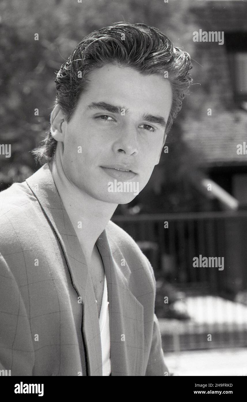 Antonio Sabato Jr poses for a portrait 1992 in Los Angeles, California ...