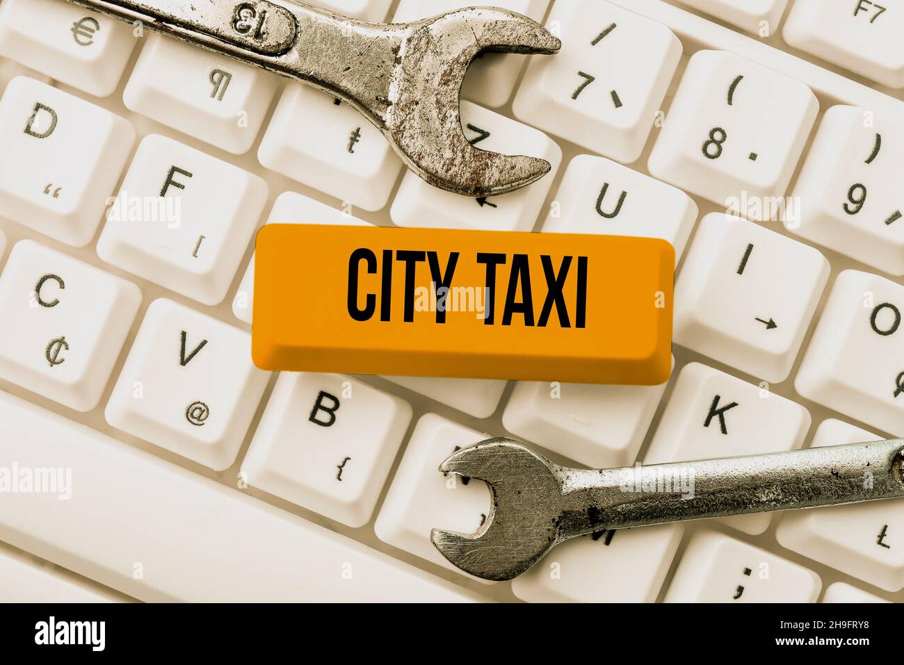 Writing displaying text City Taxi. Business idea type of vehicle for ...