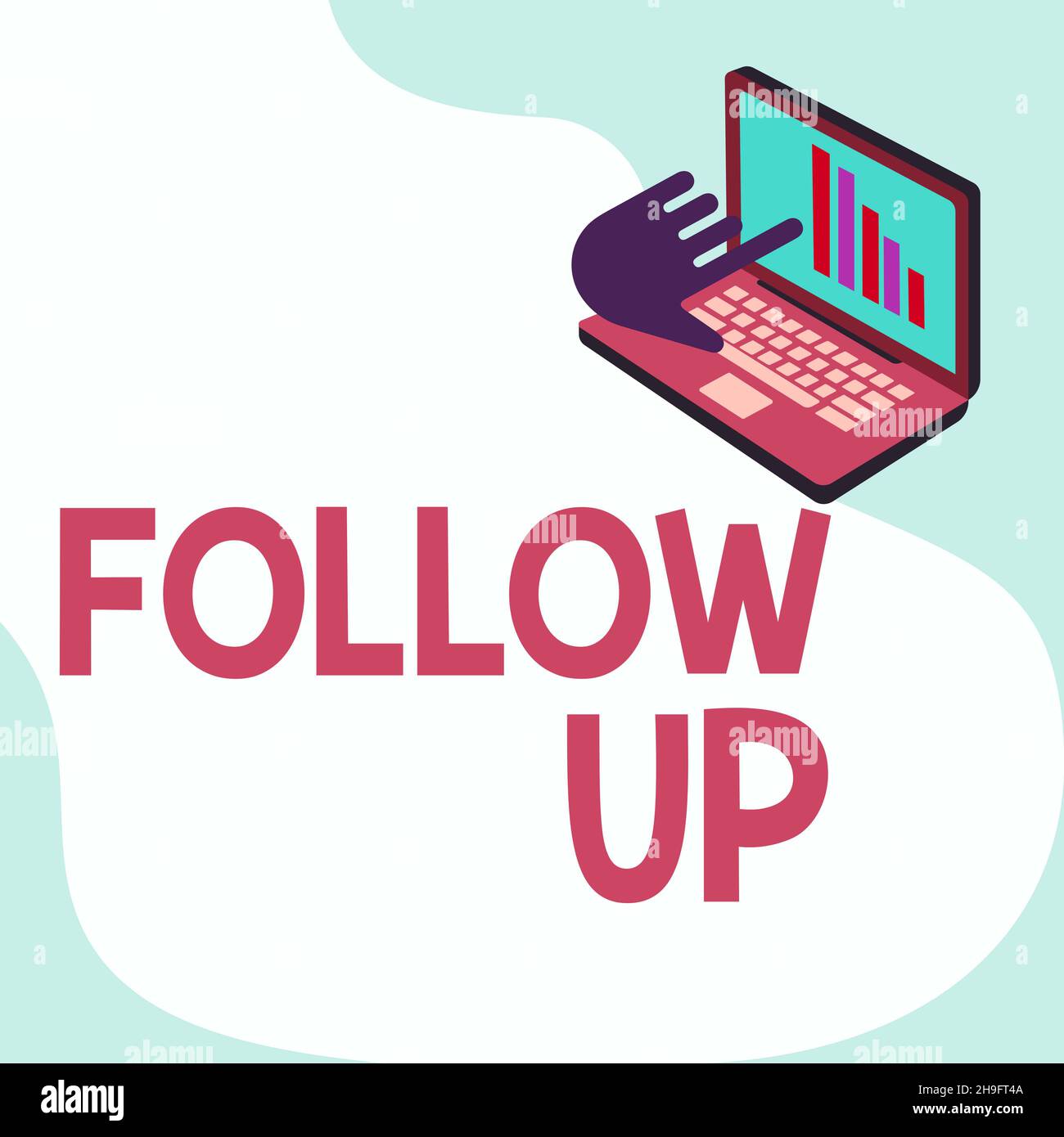 Inspiration showing sign Follow Up. Business approach Additional info ...