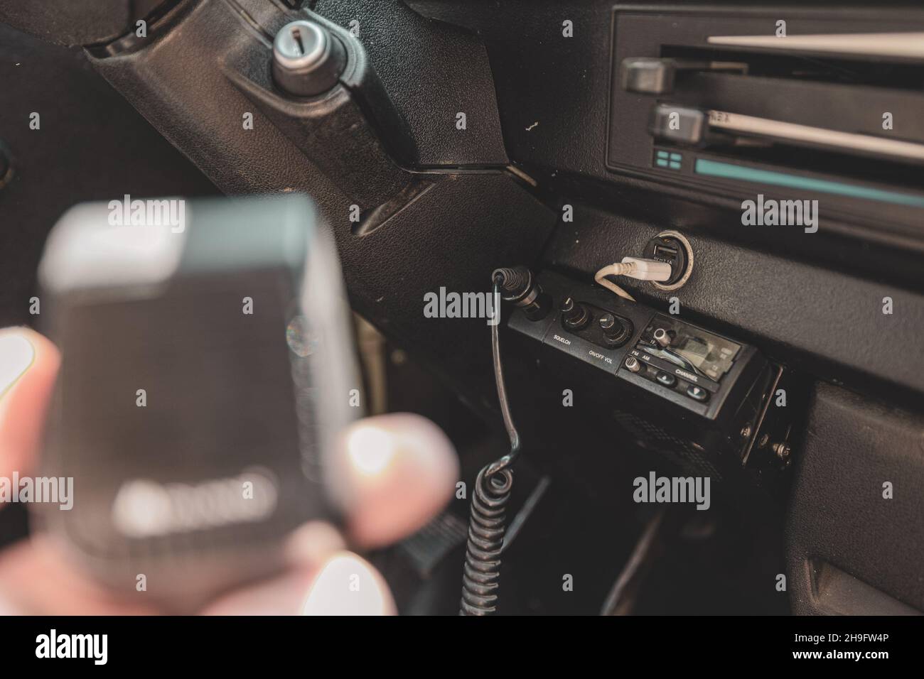 Hand held radio communication system hi-res stock photography and ...