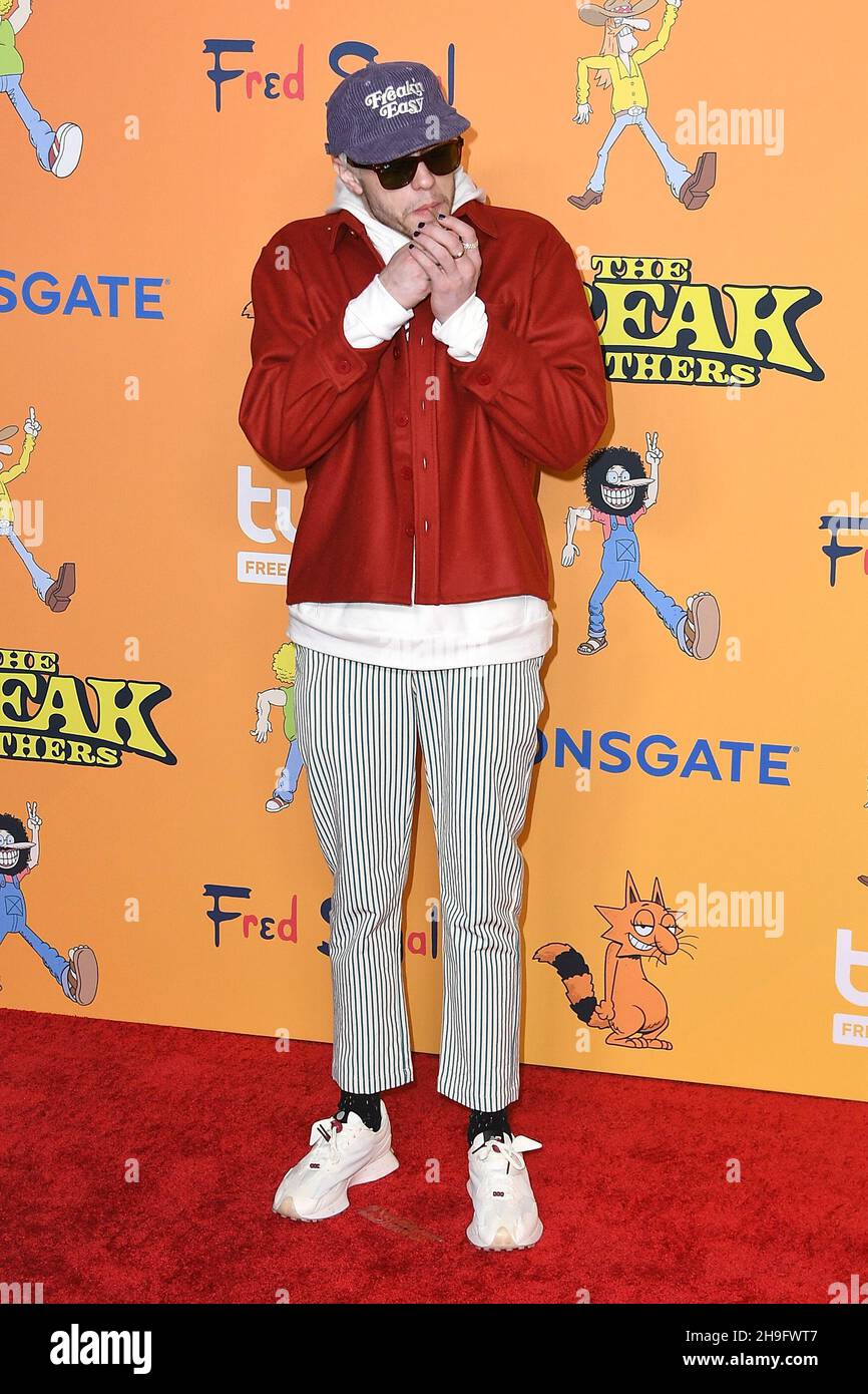 Pete Davidson at the TUBI's "The Freak Brothers" Experience on December ...