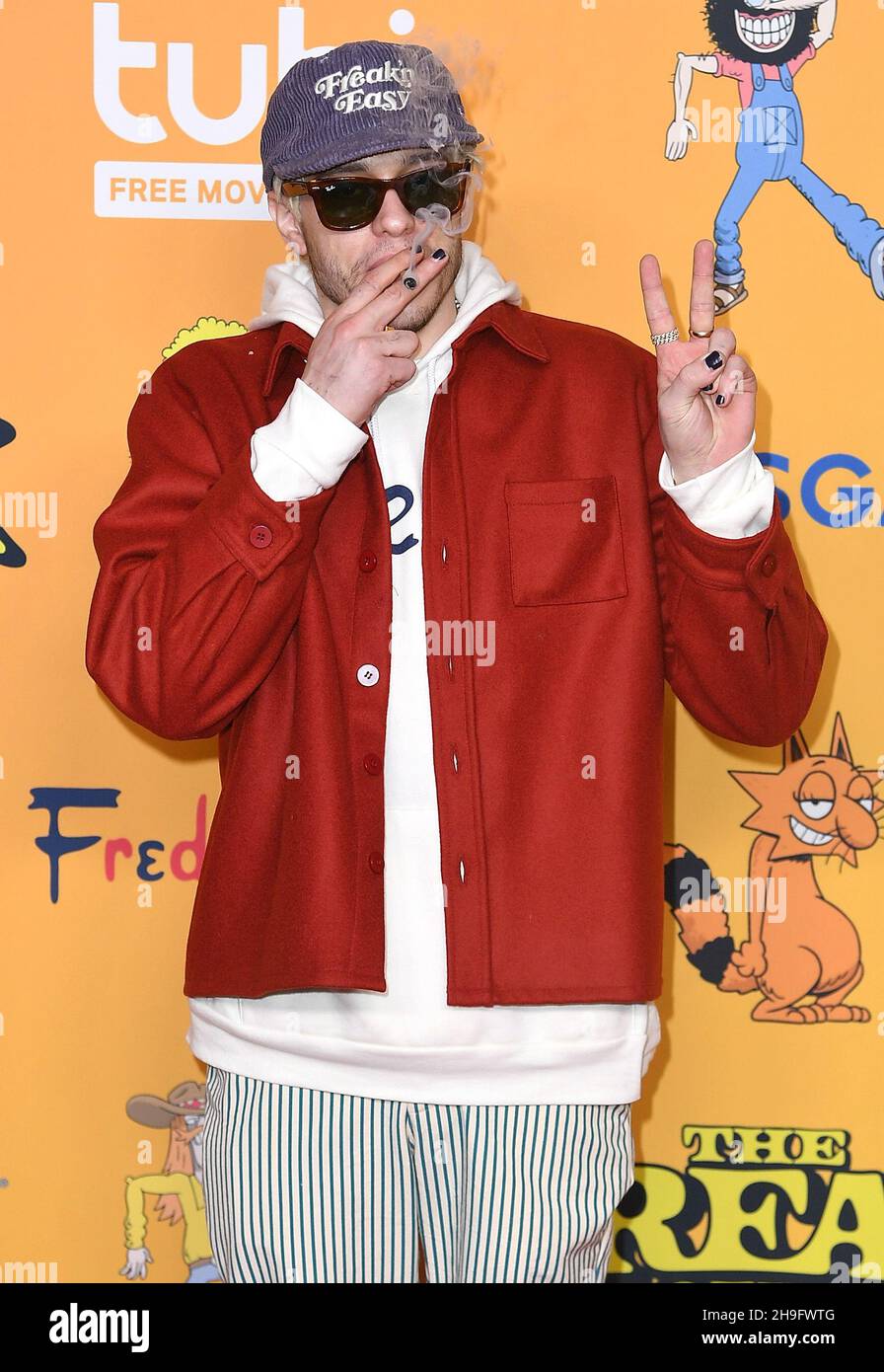Pete Davidson at the TUBI's "The Freak Brothers" Experience on December ...