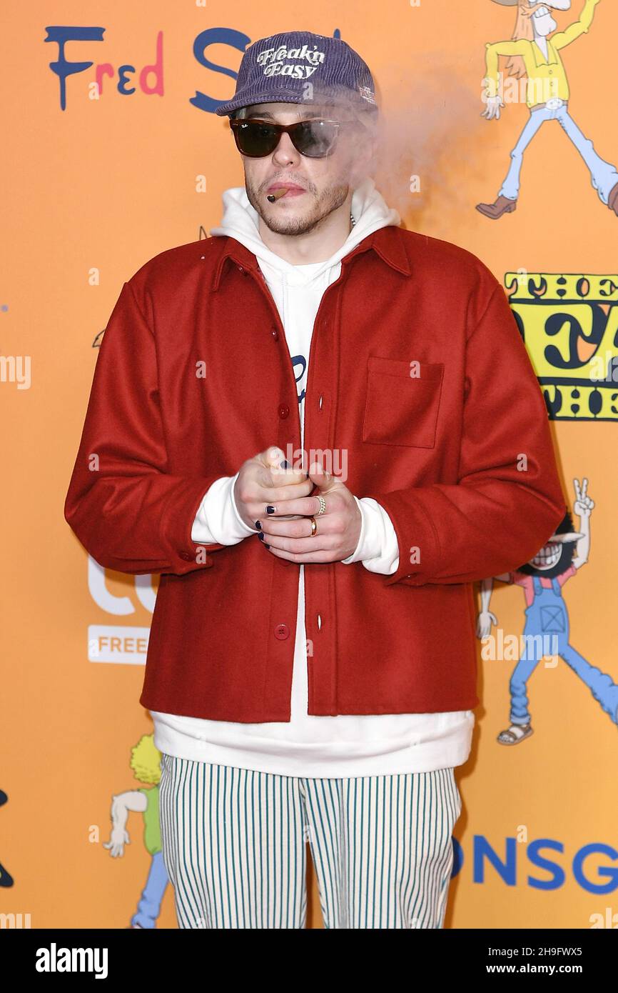Pete Davidson at the TUBI's "The Freak Brothers" Experience on December ...