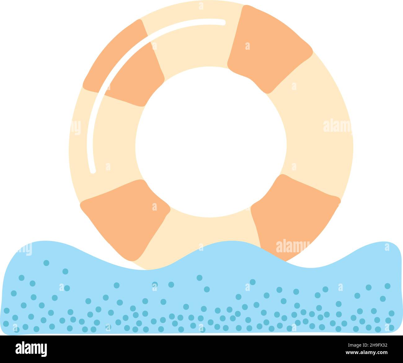 lifeguard float in sea icon Stock Vector Image & Art - Alamy