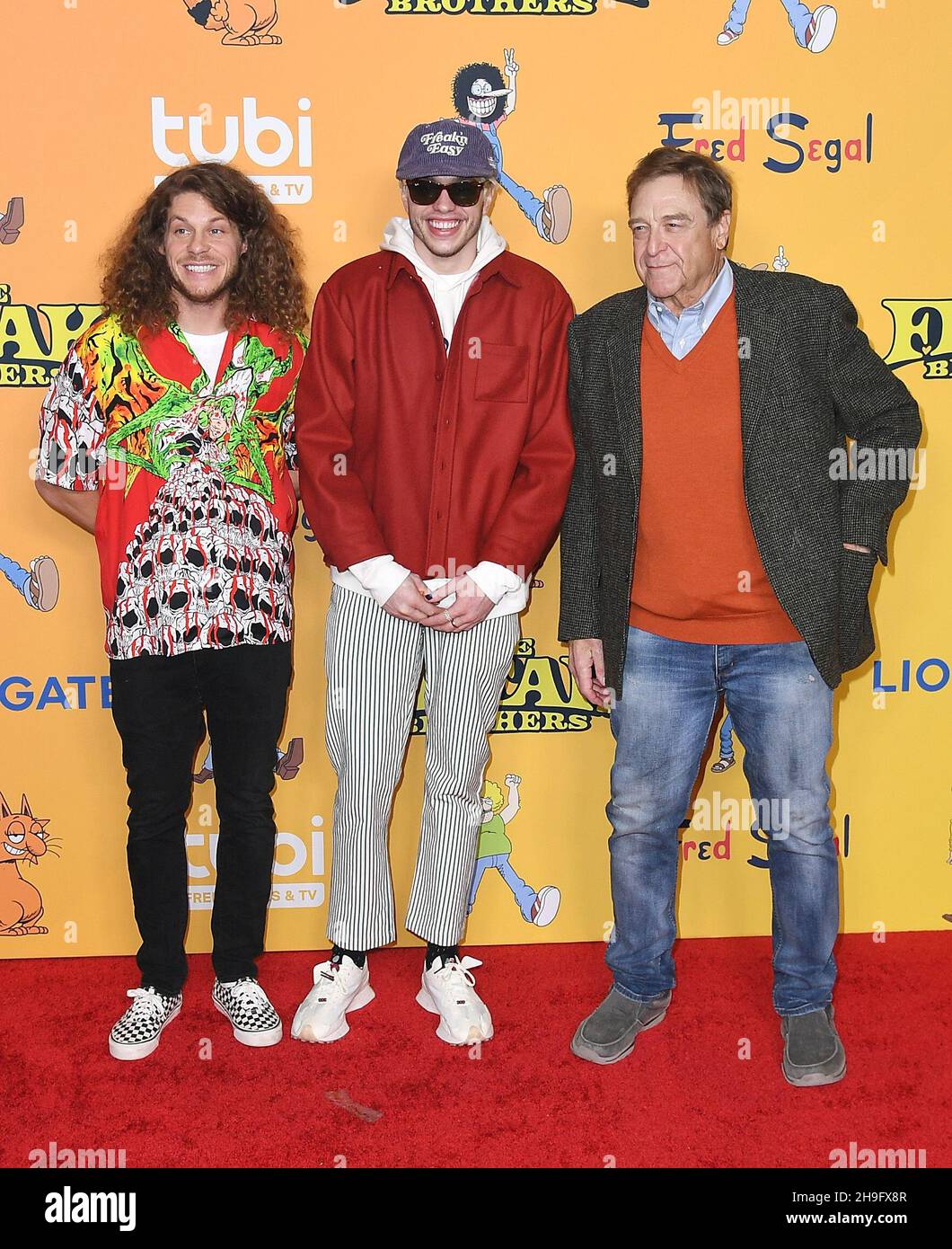 Los Angeles, USA. 06th Dec, 2021. Blake Anderson, Pete Davidson, and ...
