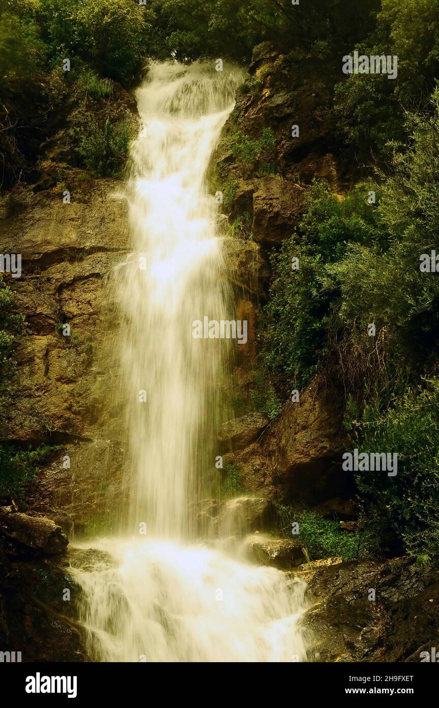 Natural river of water that flows permanently Stock Photo - Alamy