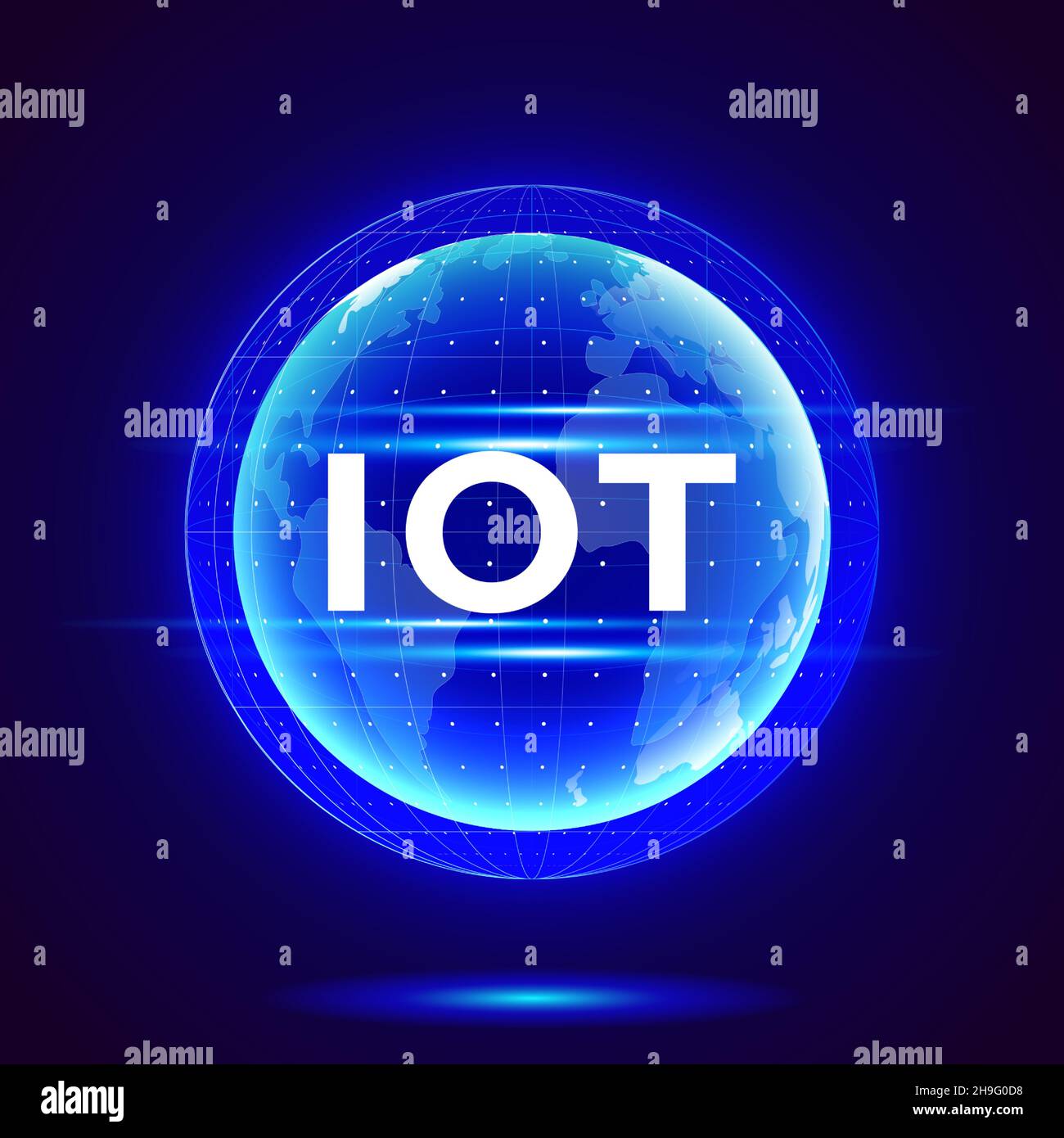 Iot security text hologram on hi-res stock photography and images - Alamy