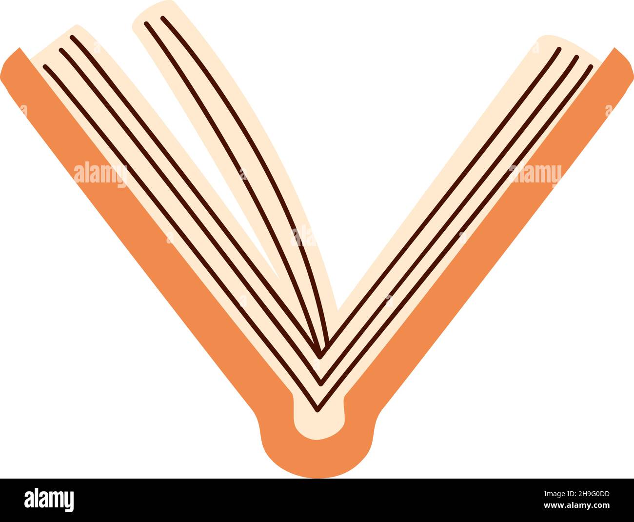 book open orange cover literature icon Stock Vector Image & Art - Alamy