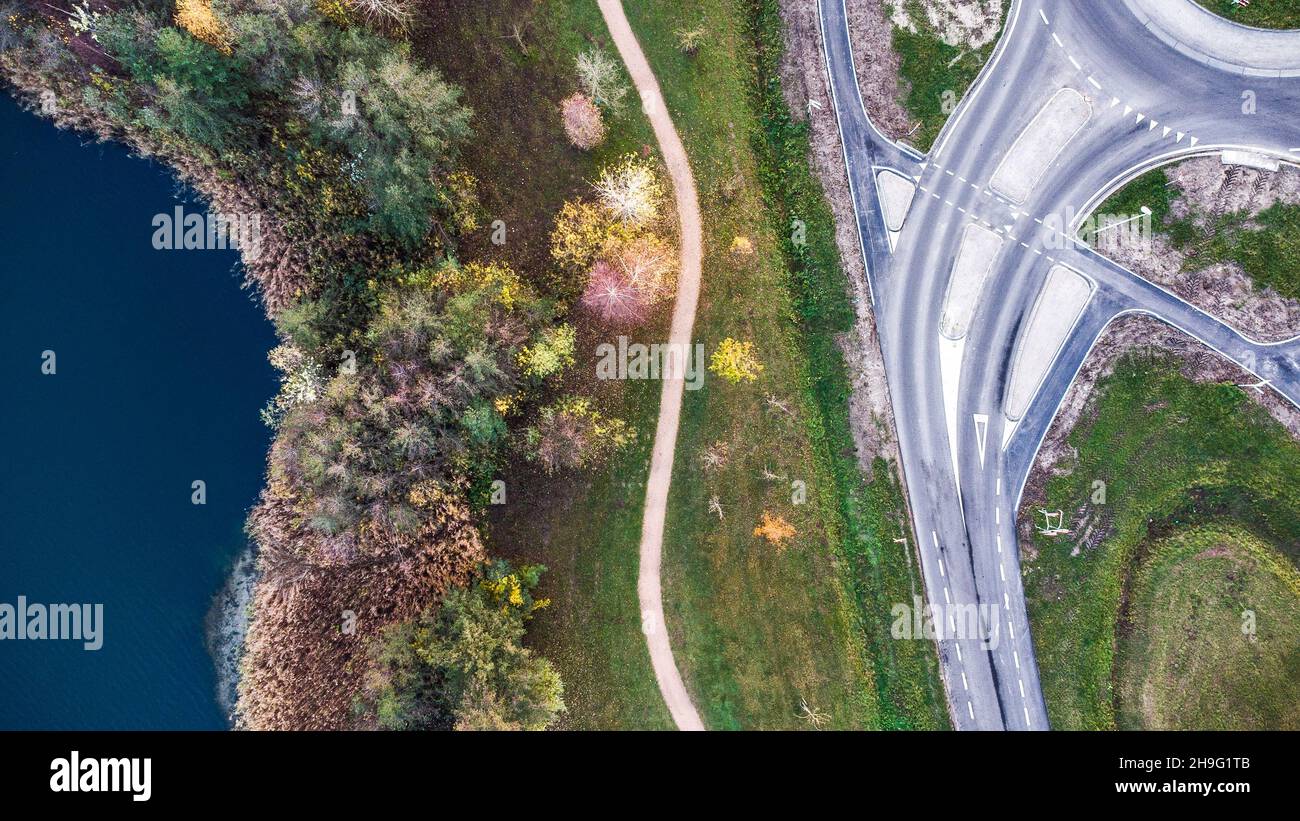 Autumn in netherlands aerial view hi-res stock photography and images ...