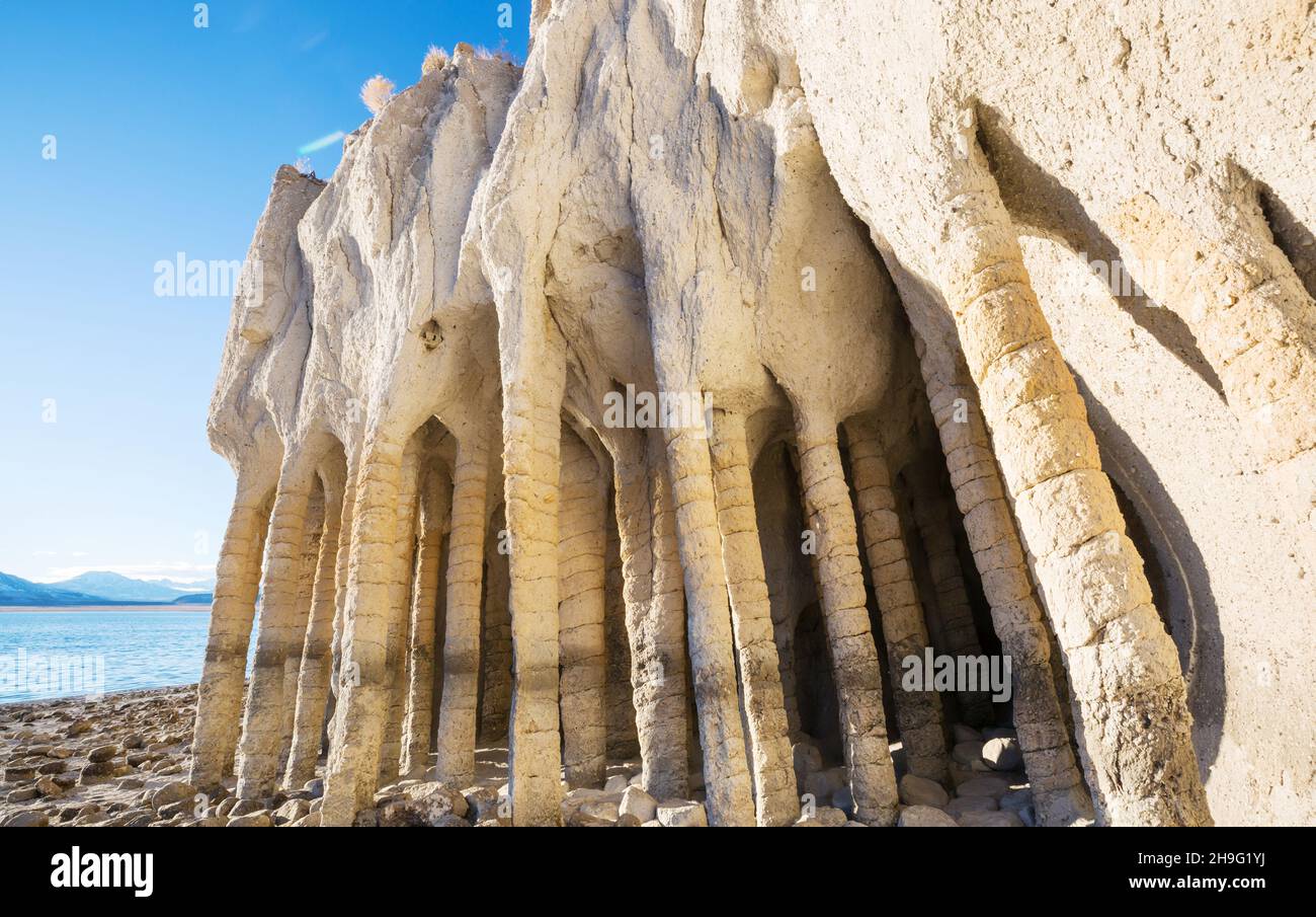 Unusual natural landscapes- The Crowley Lake Columns in California, USA ...