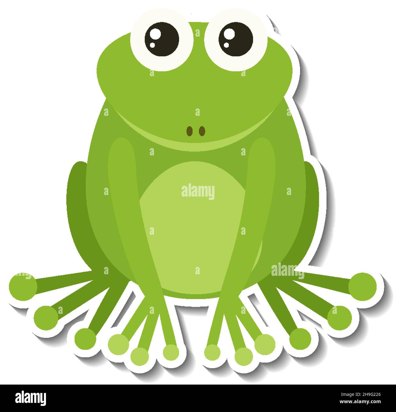 Chubby frog Stock Vector Images - Alamy