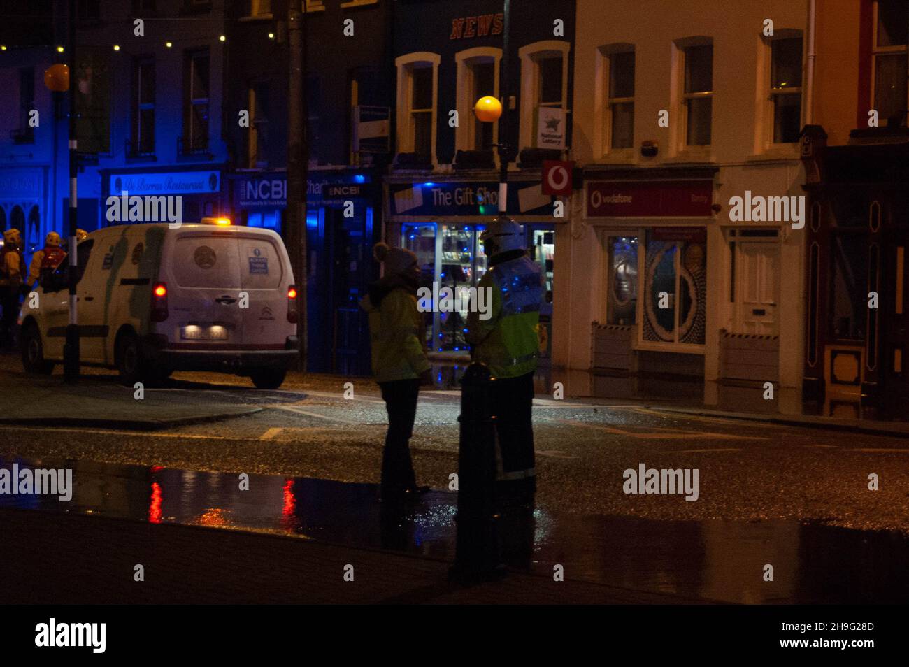 Bantry West Cork, Ireland, Thursday 7 Dec 2021; Storm Barra hit land ...