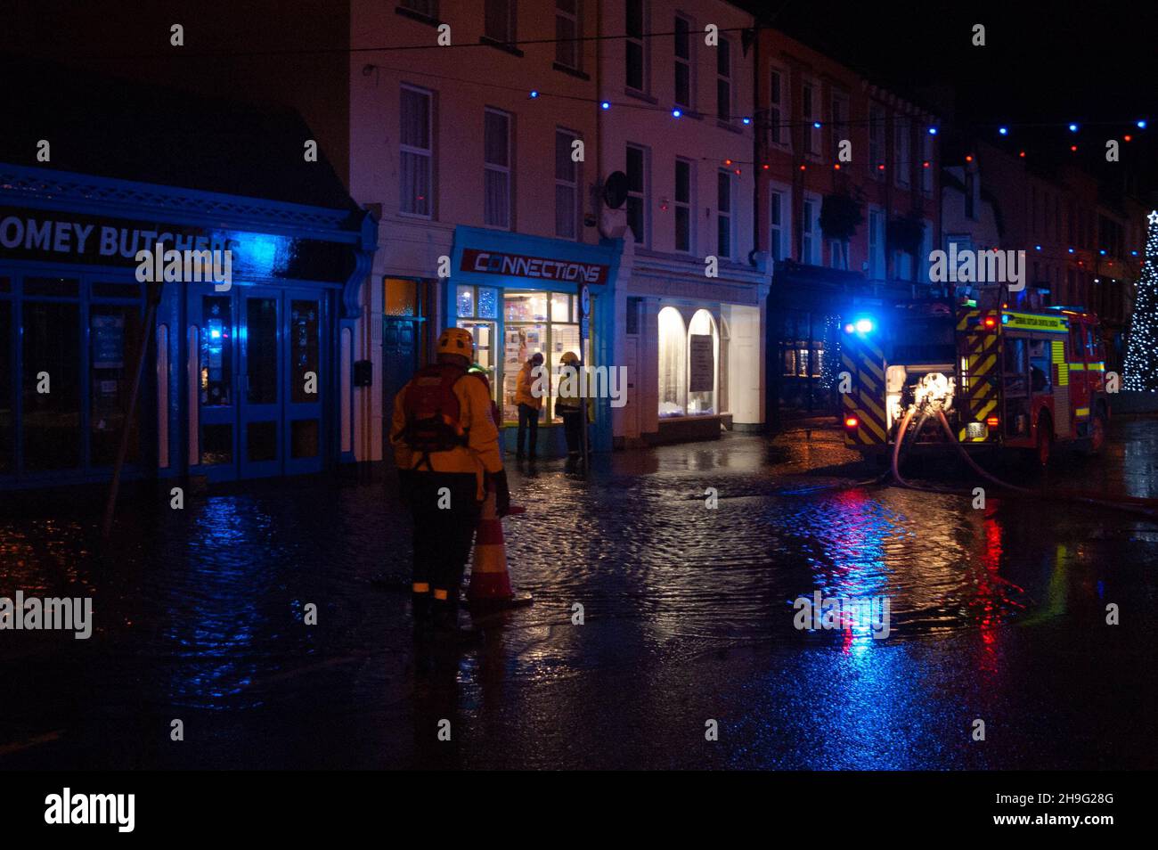 Bantry West Cork, Ireland, Thursday 7 Dec 2021; Storm Barra hit land ...