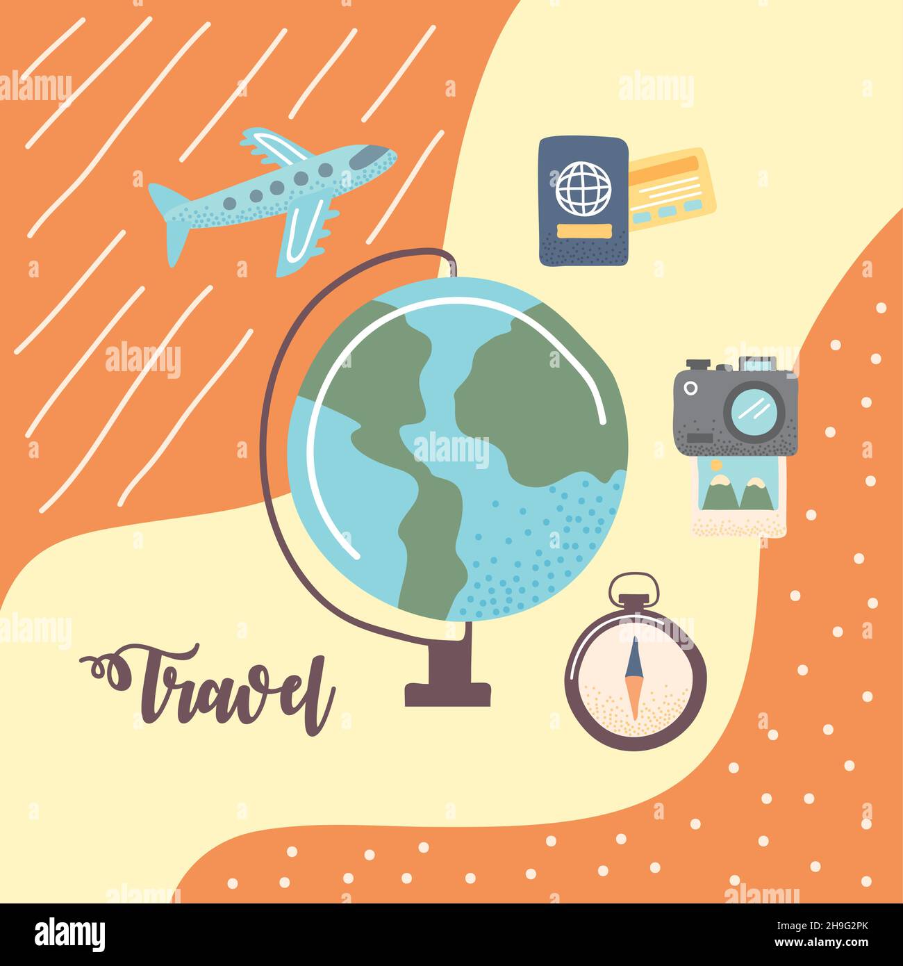 world and travel set icons Stock Vector Image & Art - Alamy