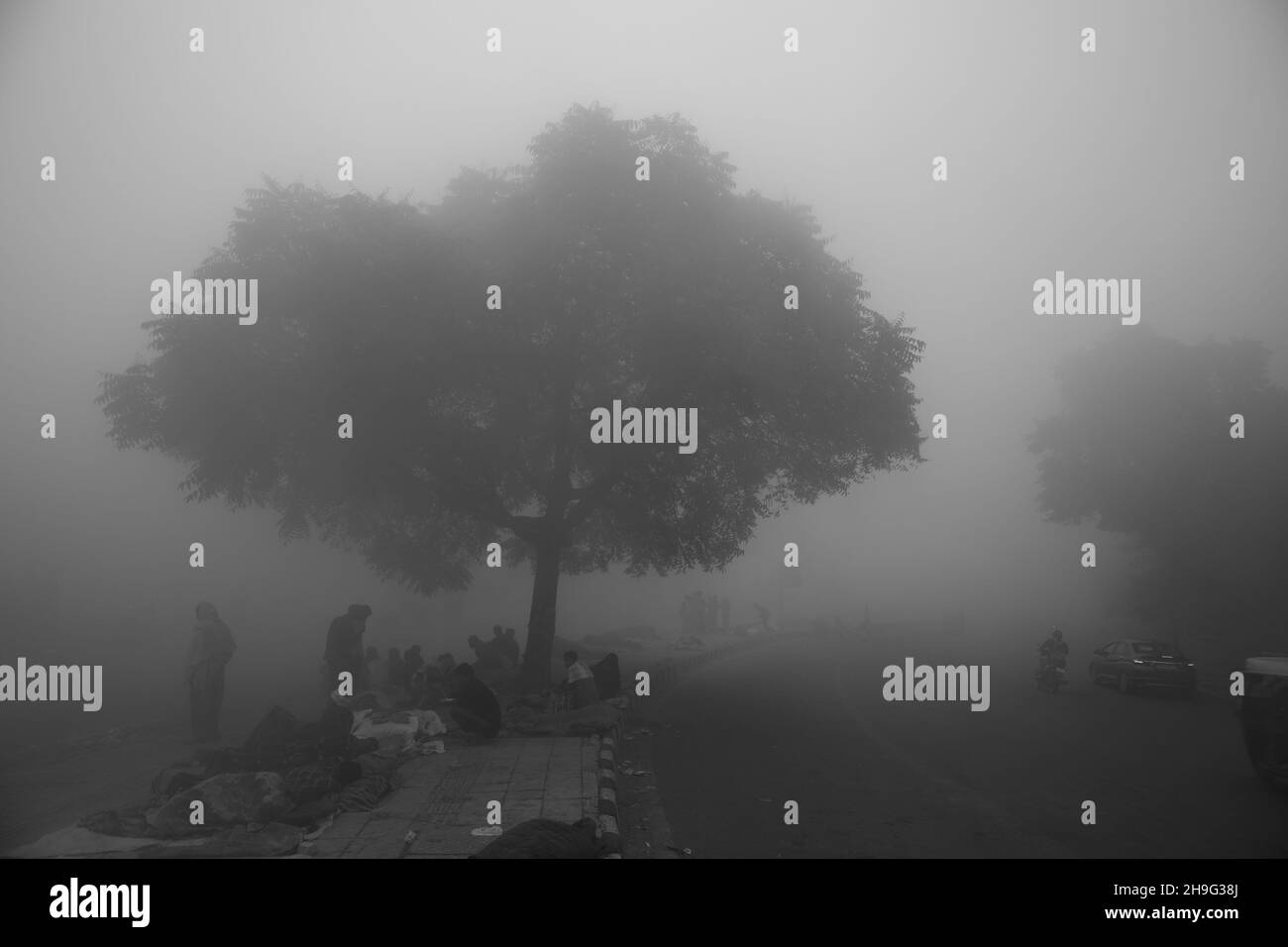 A view of New Delhi, India amid heavy smog and air pollution in winter ...