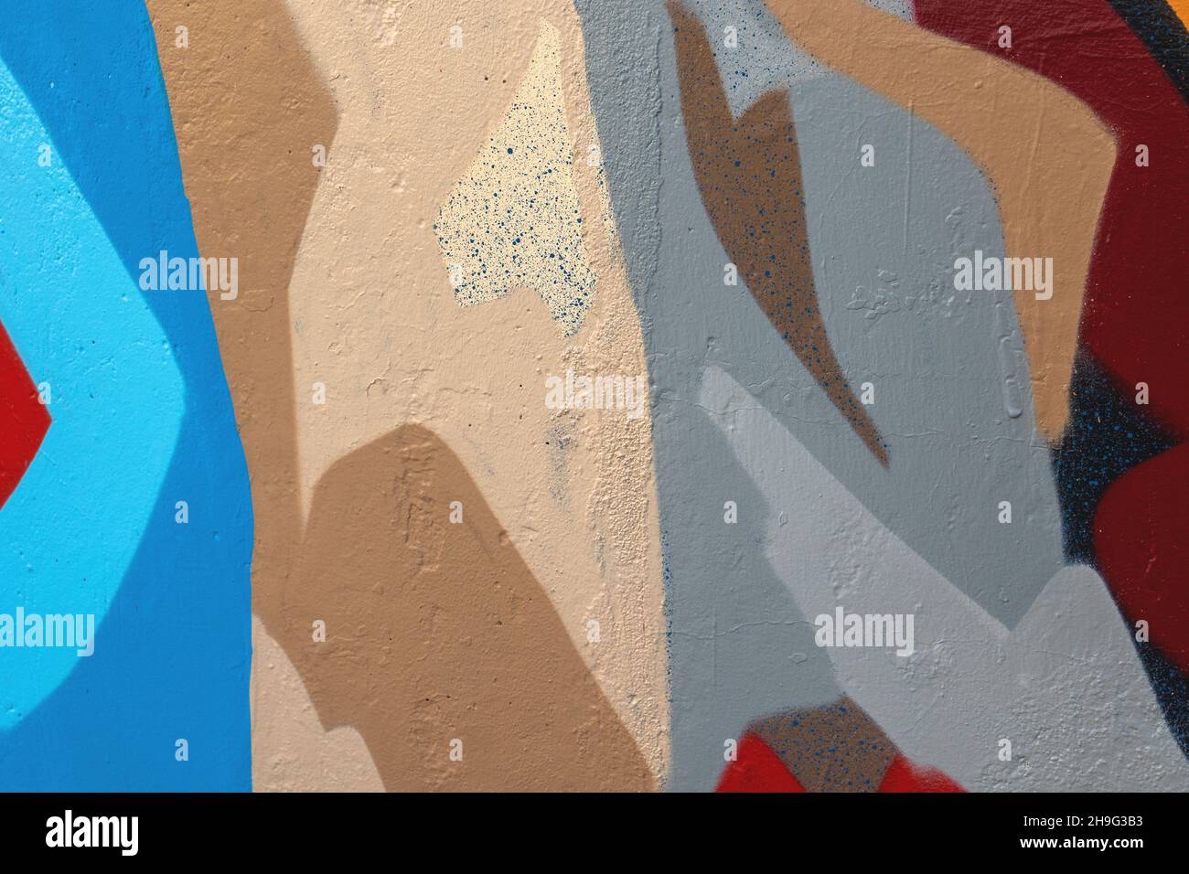 close up of colorful urban wall texture Stock Photo - Alamy