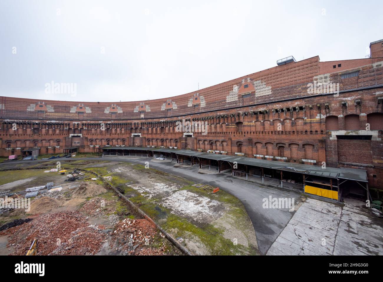 06 December 2021, Bavaria, Nuremberg: The inner courtyard of the ...