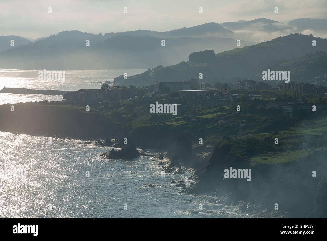 Coast of the Basque Country in Spain Stock Photo - Alamy