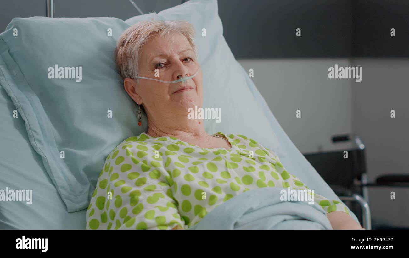 Old person and hospital bed sitting up hi-res stock photography and ...