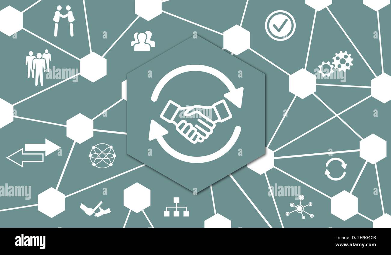 Concept business transition connected hi-res stock photography and ...
