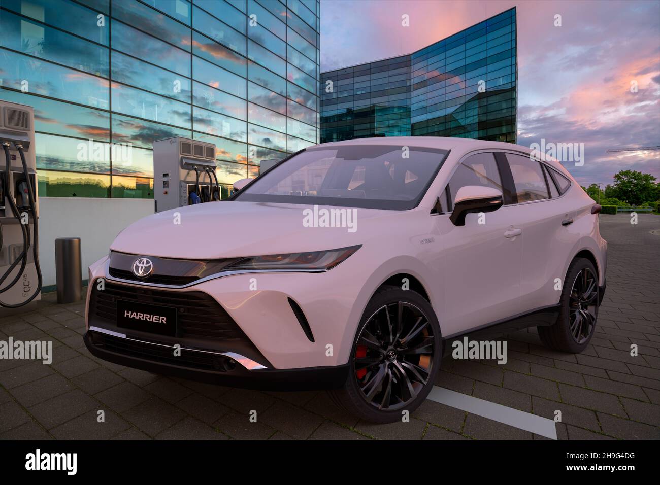 New SUV Toyota Harrier Stock Photo - Alamy