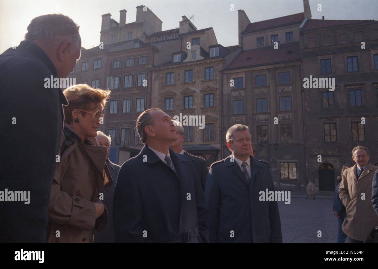 Warszawa 28.10.1987. Na zaproszenie prezesa Rady Ministrów PRL ...