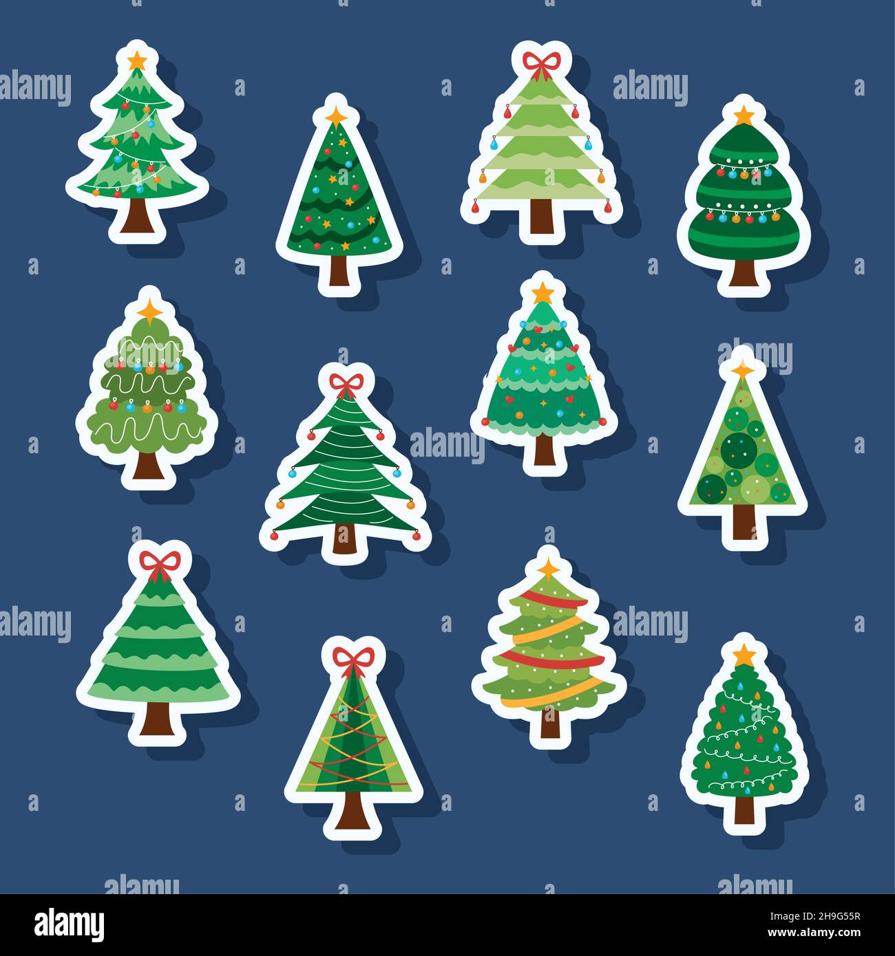The twelve trees of christmas hi-res stock photography and images - Alamy