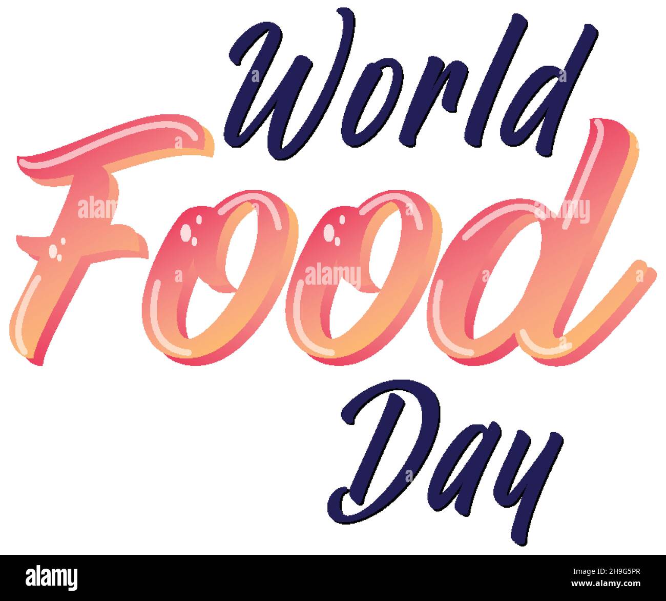 World food day word banner illustration Stock Vector Image & Art - Alamy