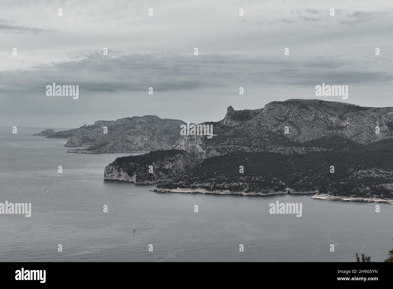 Route des Crêtes, Cassis, South of France Stock Photo - Alamy