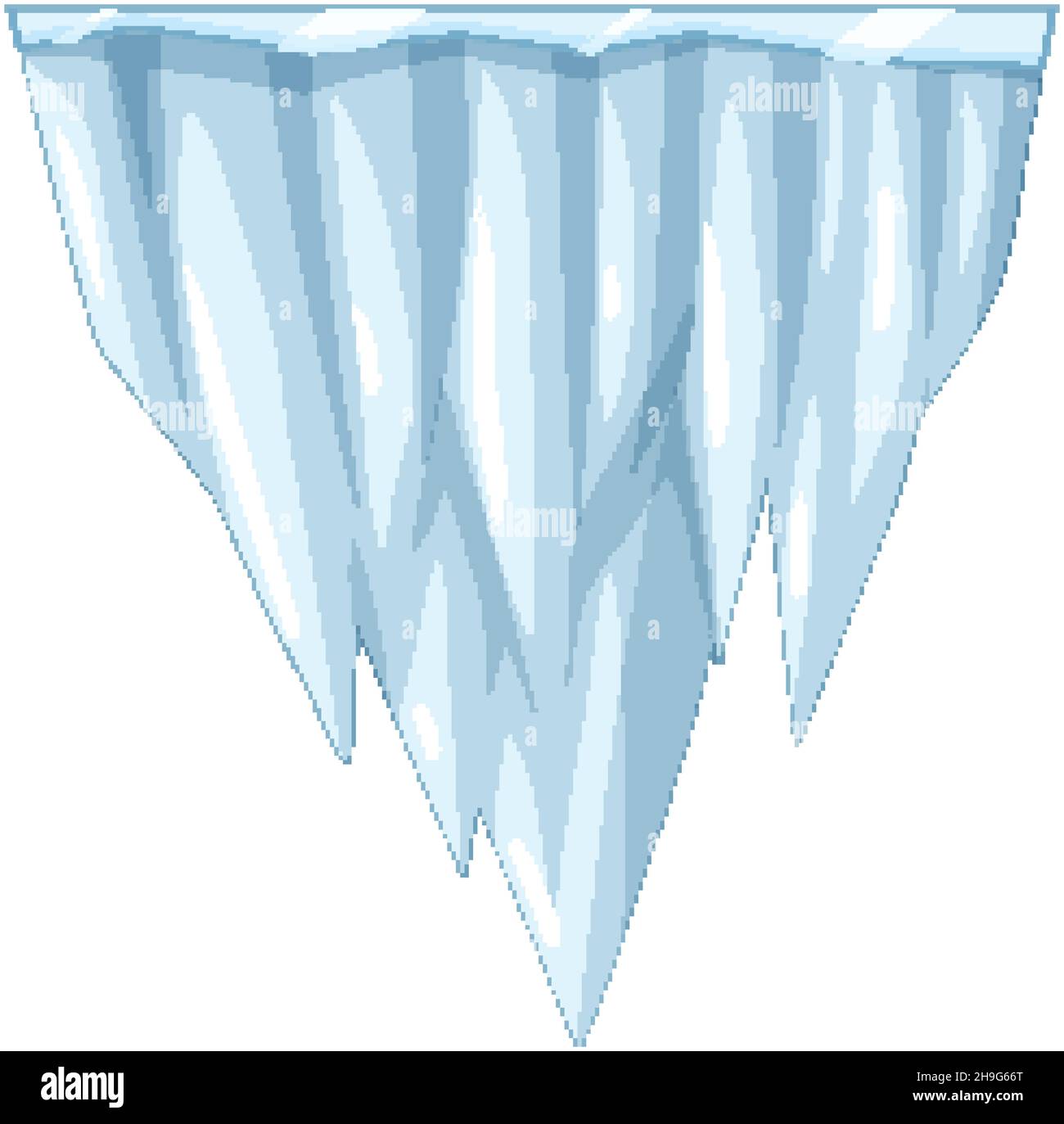 Icicle in cartoon style isolated illustration Stock Vector Image & Art ...