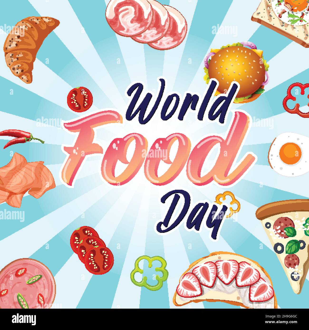World food day banner design illustration Stock Vector Image & Art - Alamy
