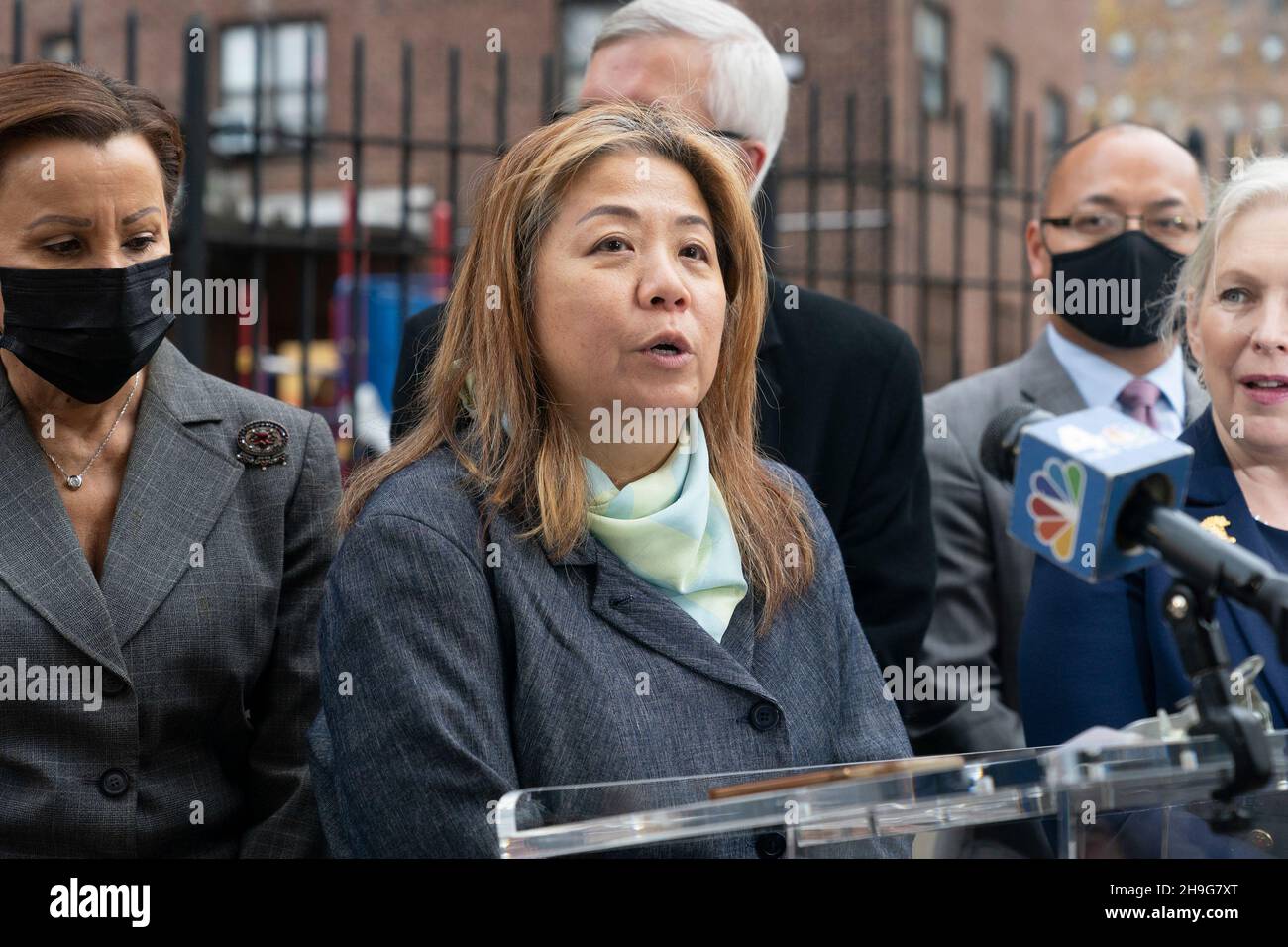 New York, USA. 06th Dec, 2021. Isabel Ching Kong speaks during U.S ...