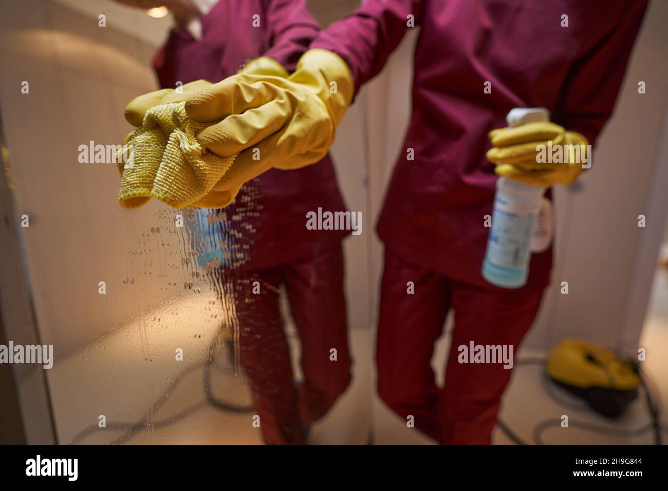 Janitor cleaning hallway hi-res stock photography and images - Alamy