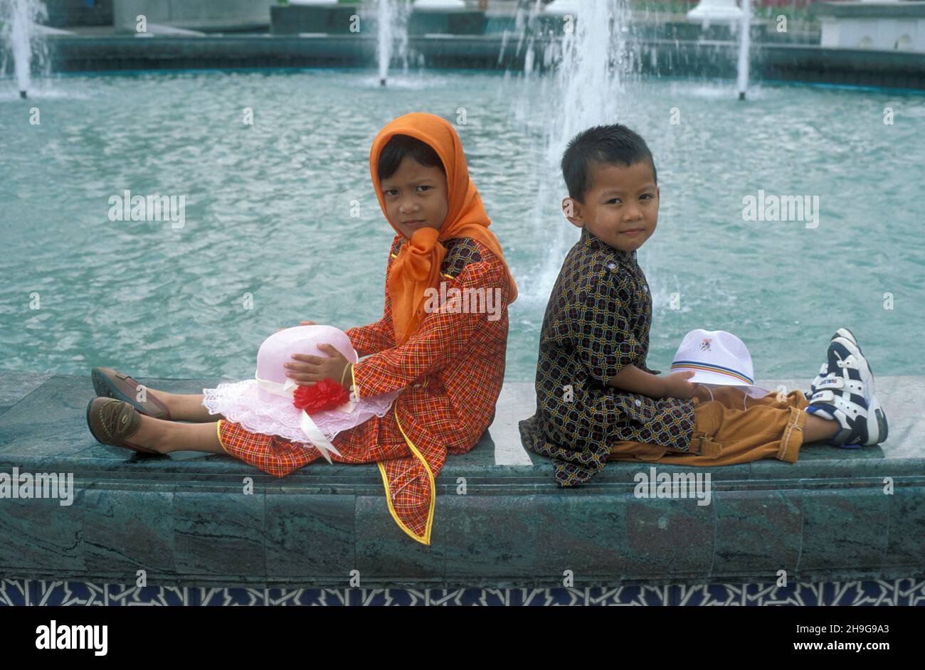 Malaysian child at the Malaysian National Day or Hari Merdeka, August ...
