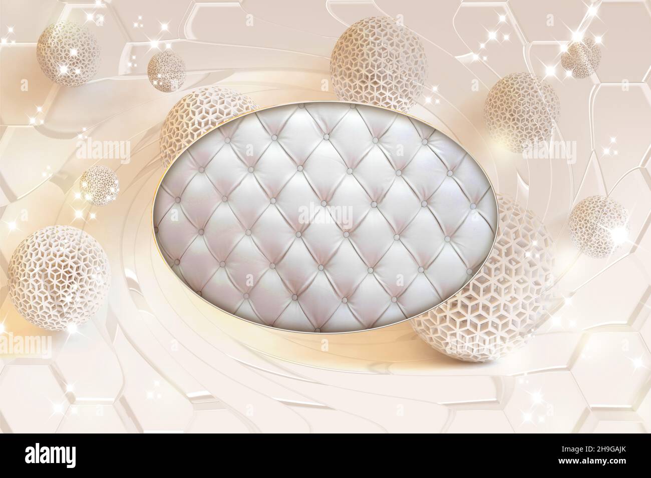 3D High Decoration Background Wallpaper Stock Photo - Alamy