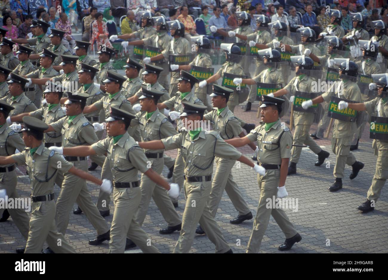 the Military Parade at the Malaysian National Day or Hari Merdeka ...