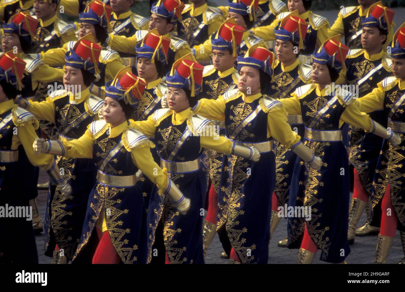 the Military Parade at the Malaysian National Day or Hari Merdeka ...