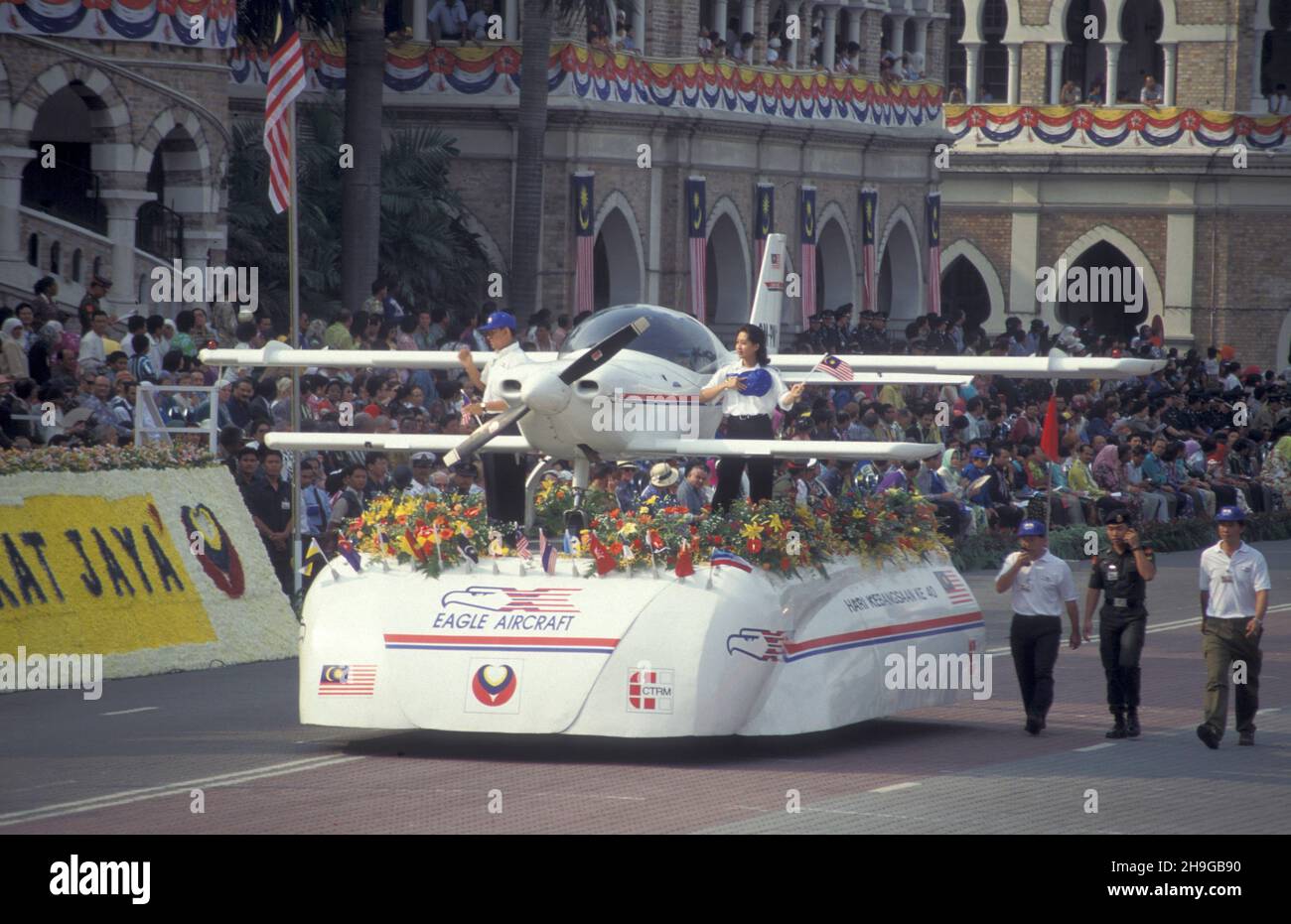 the Military Parade at the Malaysian National Day or Hari Merdeka ...