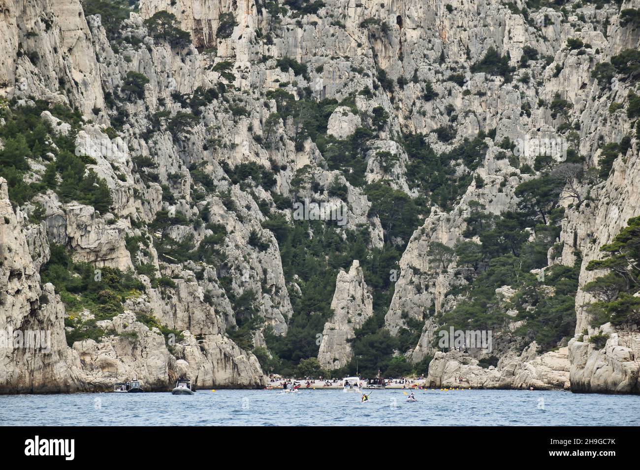 Calanques, between Marseille and Cassis, South of France Stock Photo ...
