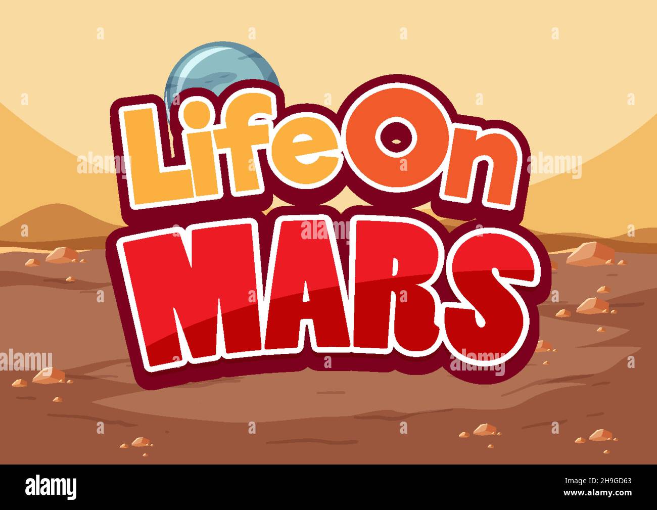 Life on mars Stock Vector Images - Alamy