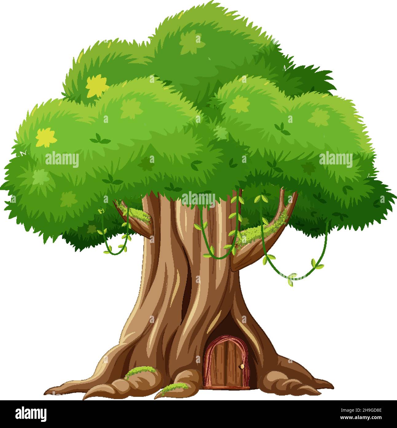 Inside hollow tree Cut Out Stock Images & Pictures - Alamy