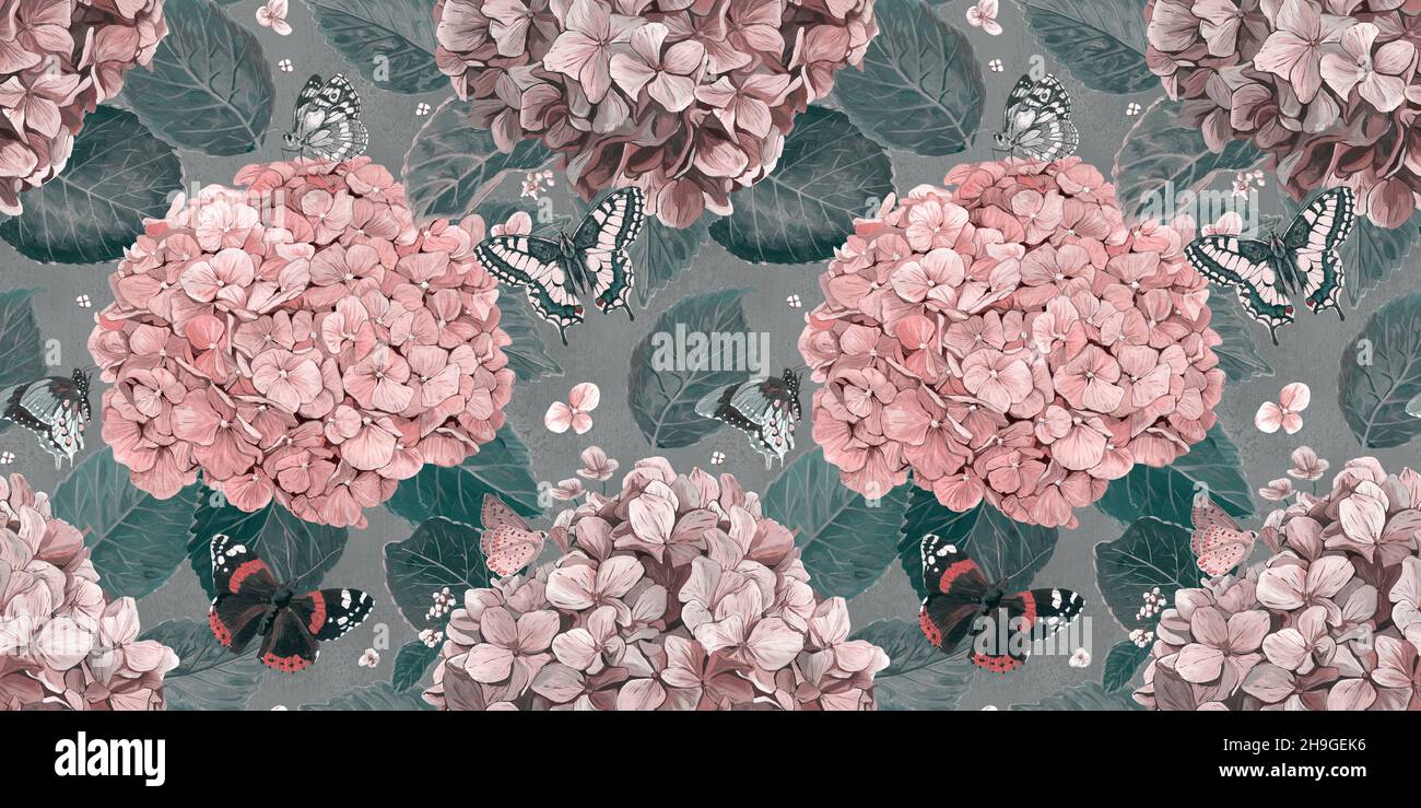 Vintage Floral Print Desktop Wallpaper