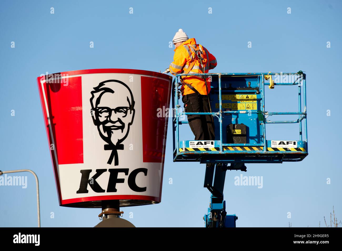 Kfc uk franchise hi-res stock photography and images - Alamy