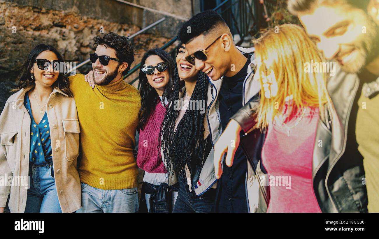 Multicultural street party hi-res stock photography and images - Alamy