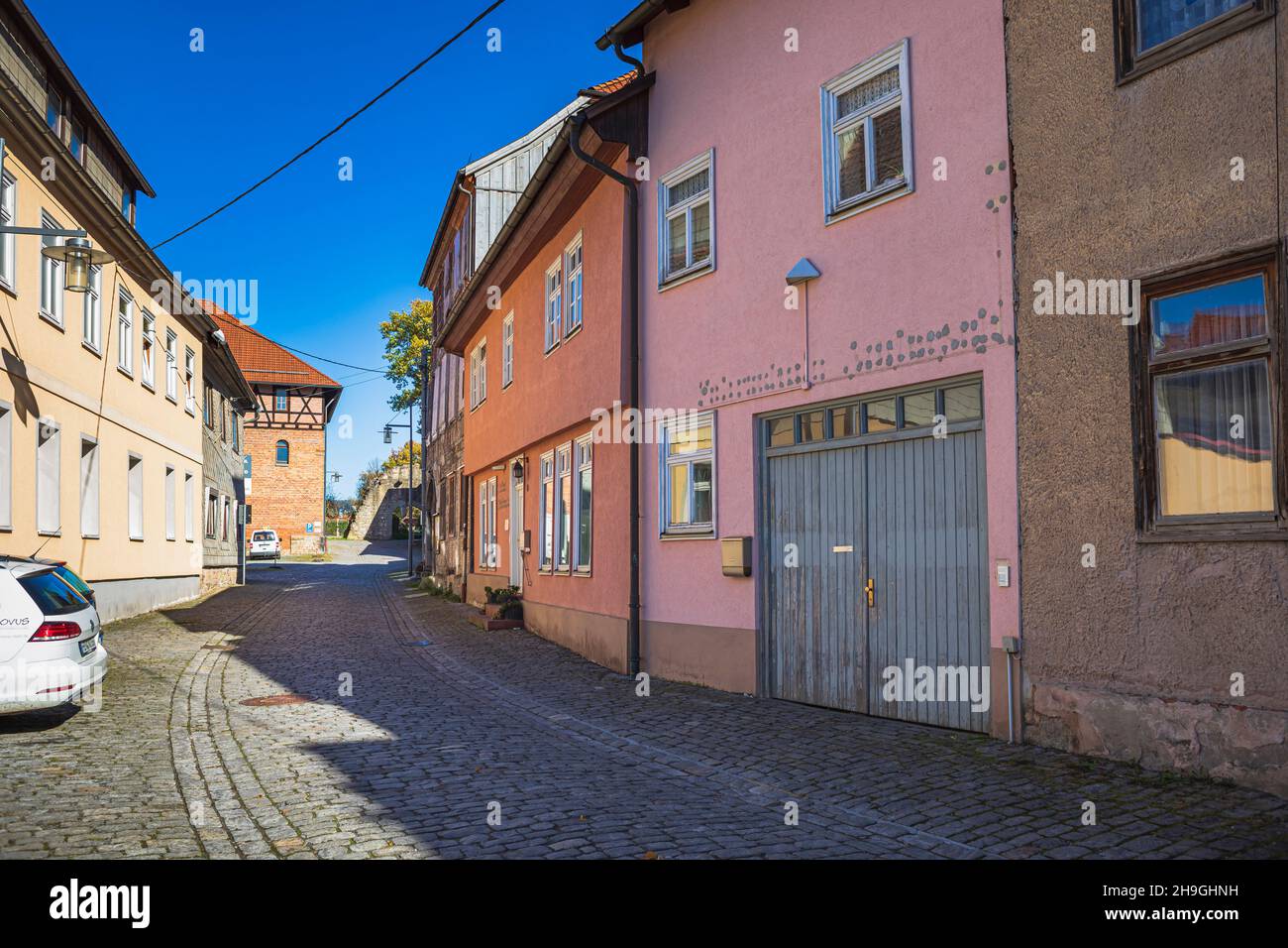 HILDBURGHAUSEN, GERMANY - CIRCA OKTOBER, 2021: The townscape of ...